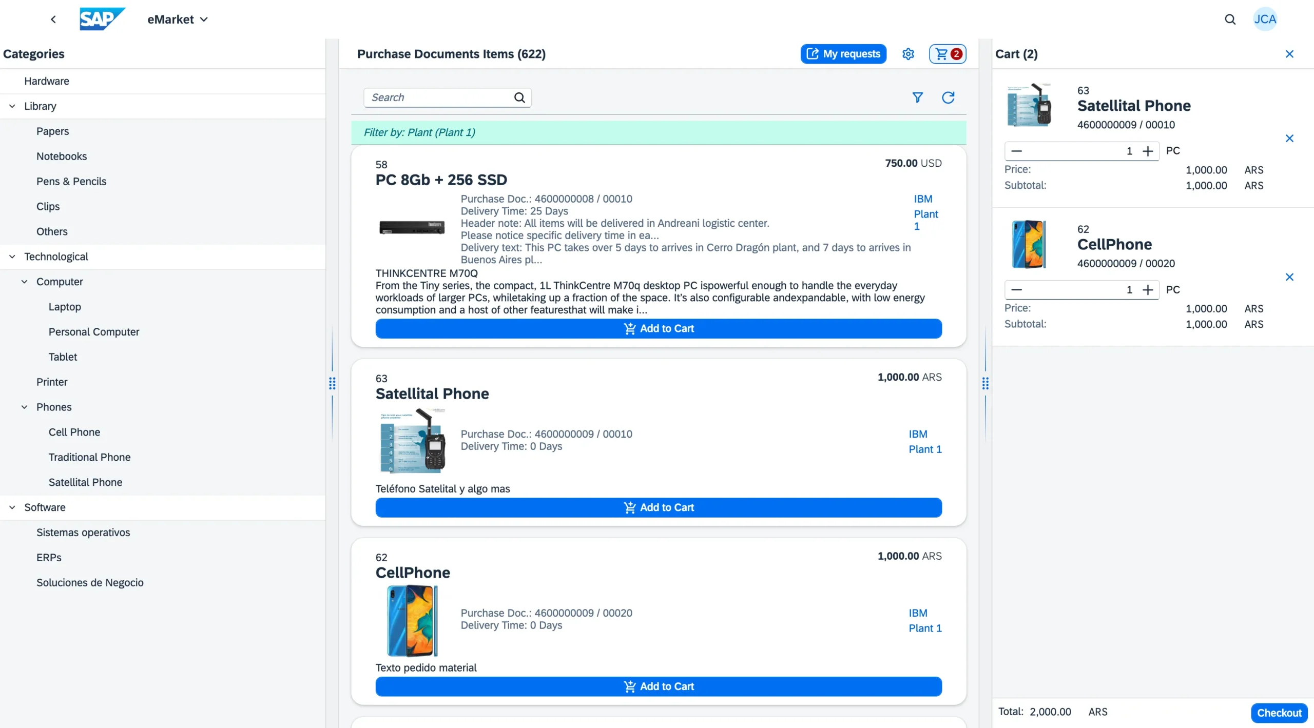 Productos SAP ® - Newex - Nuestros Productos